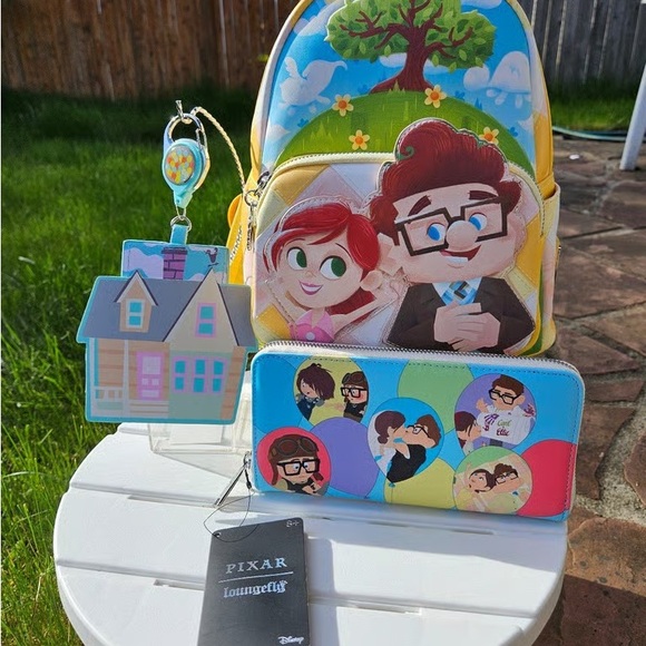 Loungefly | Accessories | Loungefly Pixar Up Kids Backpack And Wallet ...
